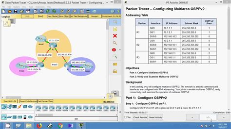 9 2 2 6 Packet Tracer Configuring Multiarea OSPFv2 YouTube