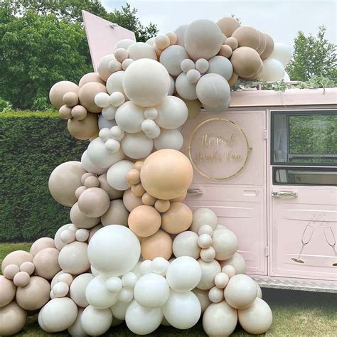 Buy Nude Balloon Arch Kit Scmdoti Neutral Balloon Garland Arch With