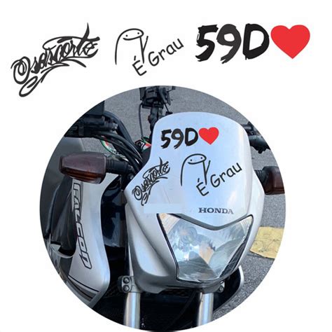 Adesivos É Grau Flork 59d Osascorte Para Moto Carro 3 U Parcelamento