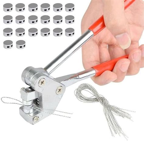 Jeu de Pinces à Sceller Kit de Pinces à Sceller Pince à Plomber Acier