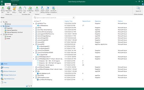 Managing Backed Up Data Using Console Veeam Backup For Microsoft