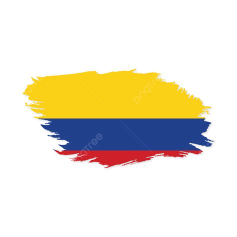 Bandera De Colombia Con Fondo Transparente Vector PNG Colombia