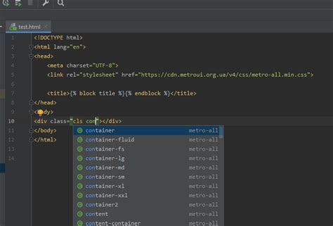 Pycharm Project Not Detecting External Css Library Ides Support