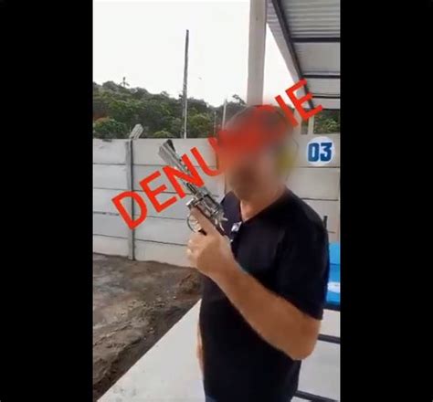 Polícia de SC investiga vídeo em que homem atira em alvo e diz olha o