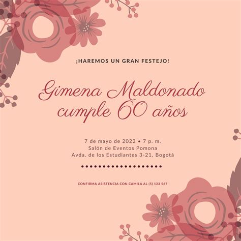 Plantillas de Invitaciones a cumpleaños gratis para editar Canva