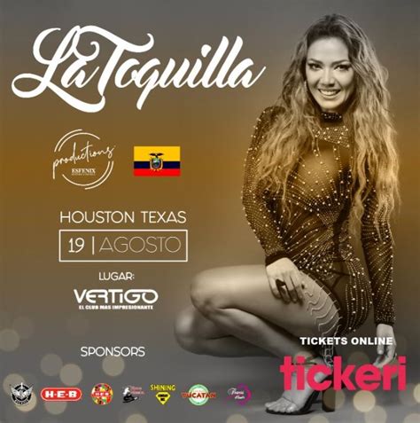 LA TOQUILLA EN CONCIERTO HOUSTON TEXAS Tickets Boletos At Vertigo Club