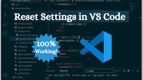 How To Reset Settings In Visual Studio Code For Macos Or Windows