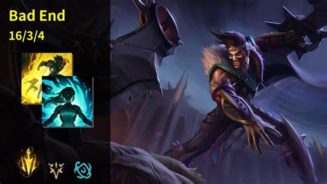 Draven Pentakill Bad End Kr Challenger Youtube