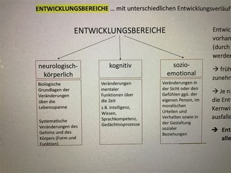 Entwicklung Karteikarten Quizlet