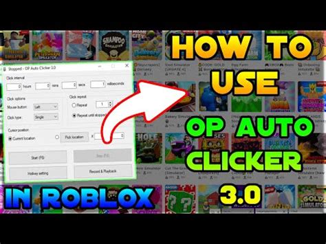 How To Get And Use Op Auto Clicker For Roblox Youtube