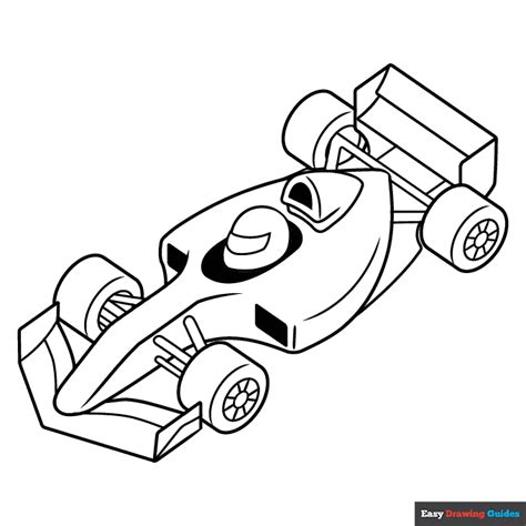 Coloring Pages Printable Race Cars