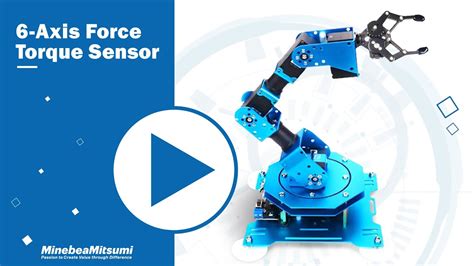 6 axis force torque sensor for robotic applications youtube