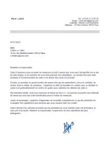 Guide Lettre de motivation sans expérience 4 exemples