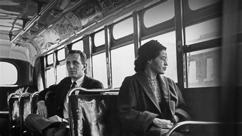 Rosa Parks Sits In The Front Of A Bus In Montgomery Alabama Dec 21