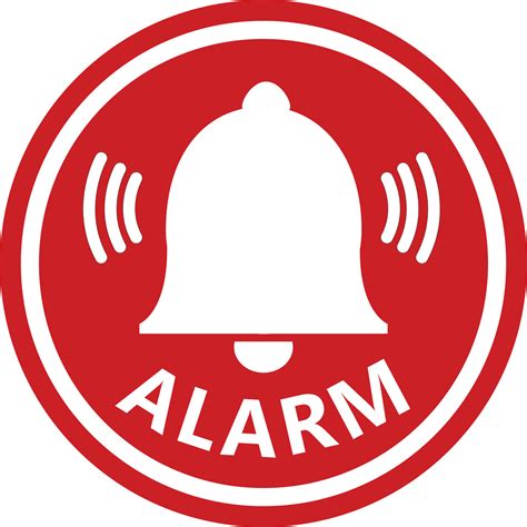 Alarm Icon On White Background Alarm Sign Flat Style 23209812 Vector