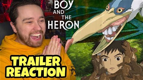 The Boy And The Heron Official Teaser Trailer Reaction Youtube
