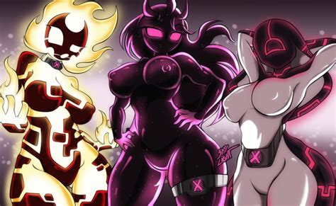 Rule 34 XYZ Ben 10 Cartoon Network Chaquetrix Alien X Celestialsapien