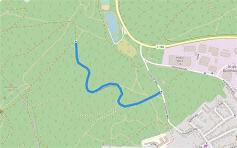 Burning Mountain Barrier Free P6 Hiking Trail Sulzbach Saar