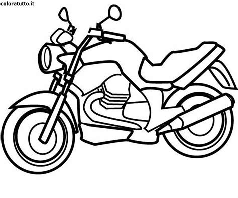 DISEGNI MOTO 1 Disegni Per Bambini Da Stampare E Colorare By Colora