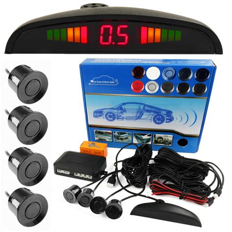 4 CZUJNIKI PARKOWANIA COFANIA LED LCD RÓŻNE KOLORY AD 888 4 za 59 zł z
