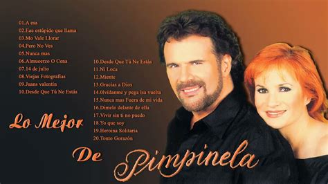 PIMPINELA ÉXITOS DE LOS 90s PIMPINELA 20 GRANDES ÉXITOS CANCIONES