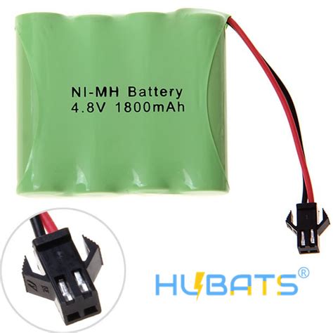 Ni MH AA 1800mAh 4 8v Battery Rechargeable Battery Pack Hubats