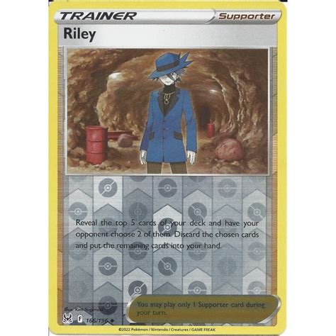 Pokemon Trading Card Game 166 196 Riley Reverse Holo SWSH 11 Lost
