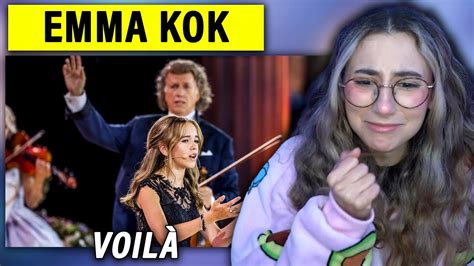 Singer Reacts To Year Old Emma Kok Sings Voil Andr Rieu
