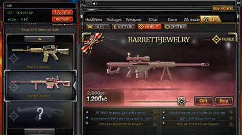 Crossfire PH New VIP Weapons Jewelry QBZ Barrett Storage