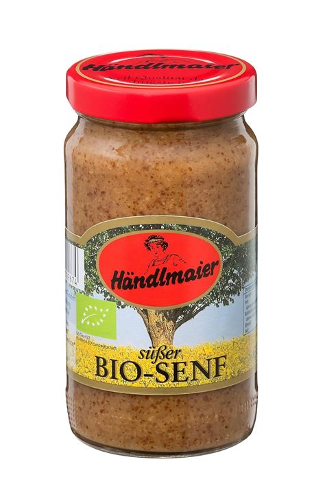 Händlmaier s Süßer Bio Senf Glas 8er Pack 8 x 200 ml Amazon de