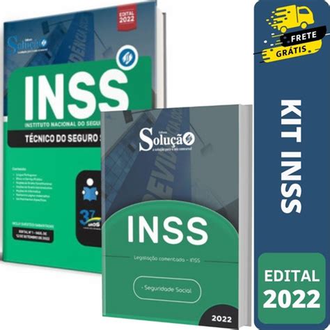 Kit Apostila Técnico Inss Caderno De Legislação Comentada