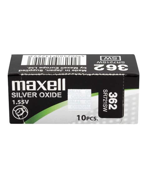 SR721SW 362 10 Pcs Maxell