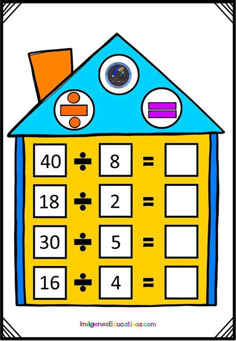 Las Casitas De Las Divisiones Imagenes Educativas Juegos De