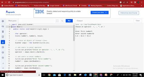 Calculator Using Java Devpost