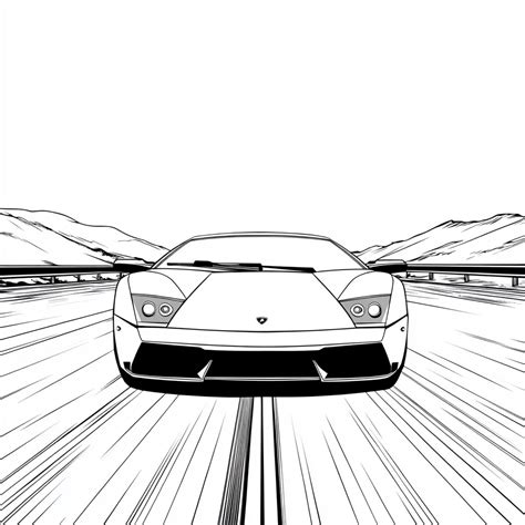 Desenhos Do Carros Lamborghini Para Colorir E Imprimir