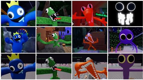 Rainbow Friends 2 Vs Rainbow Friends Custom Vs Rainbow Friends Concept