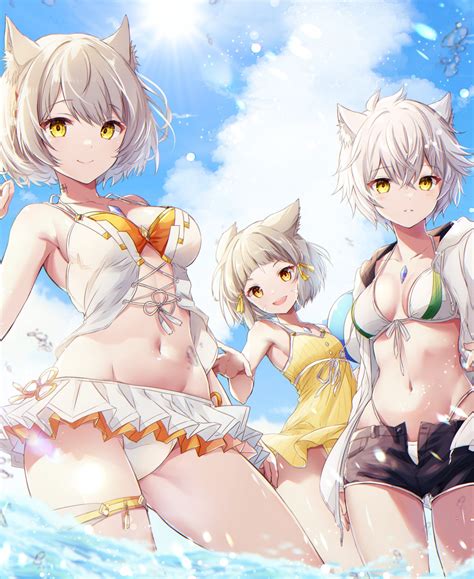 Nia Mio Na El And Nia Xenoblade Chronicles And 3 More Drawn By Ui