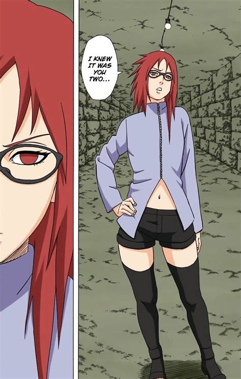 Karin Uzumaki manga color Karin manga Naruto mangá Personagens de anime