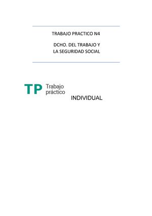Tp 2 Derecho Del Trabajo Y La Seguridad Social UNIVERSIDAD SIGLO 21