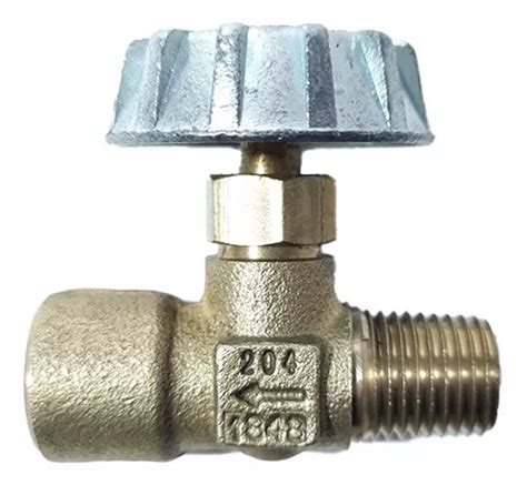 Válvula De Aguja Para Gas De 1 4 Npt Macho A 1 4 Npt Hembra