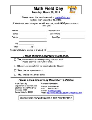 Fillable Online Math Siu Fax Email Print PdfFiller