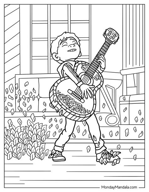 24 Coco Coloring Pages Free Pdf Printables NBKomputer