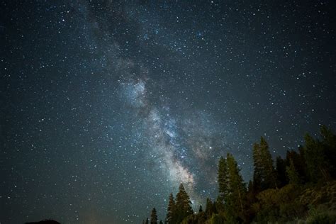 Free Images Landscape Tree Nature Sky Night Star Milky Way