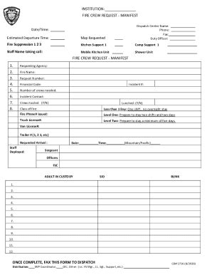 Fillable Online Department Of Corrections Rules And Policies