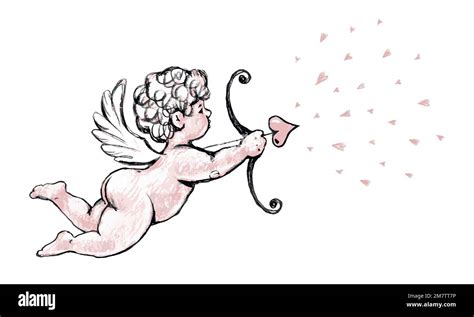 Drawings Of Baby Angels Flying