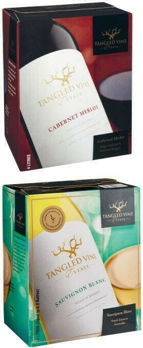 Tangled Vine 4 Litre Cask Varieties Offer At Coles