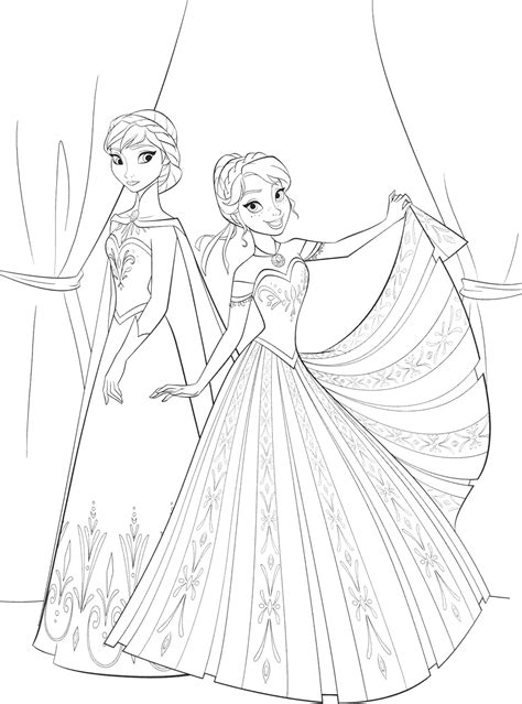 Disegni Da Colorare Elsa Stampa Gratis 60 Immagini