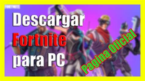 Como Descargar Fortnite Para Pc Windows A Funciona Youtube