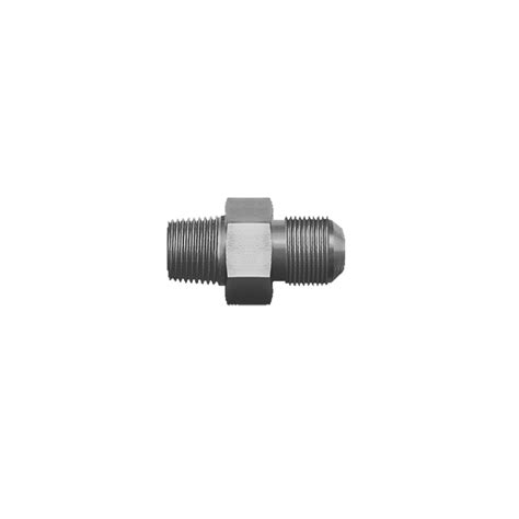 Adaptador Reto Macho NPT x Macho UNF JIC Aço Carbono Mannes
