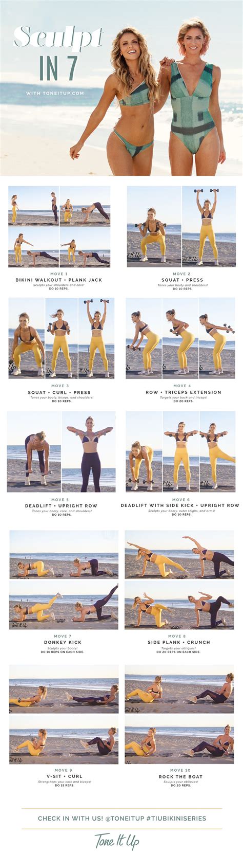 Bikini Series Total Body Sculpt In 7 Workout Fitness Tutorial Full